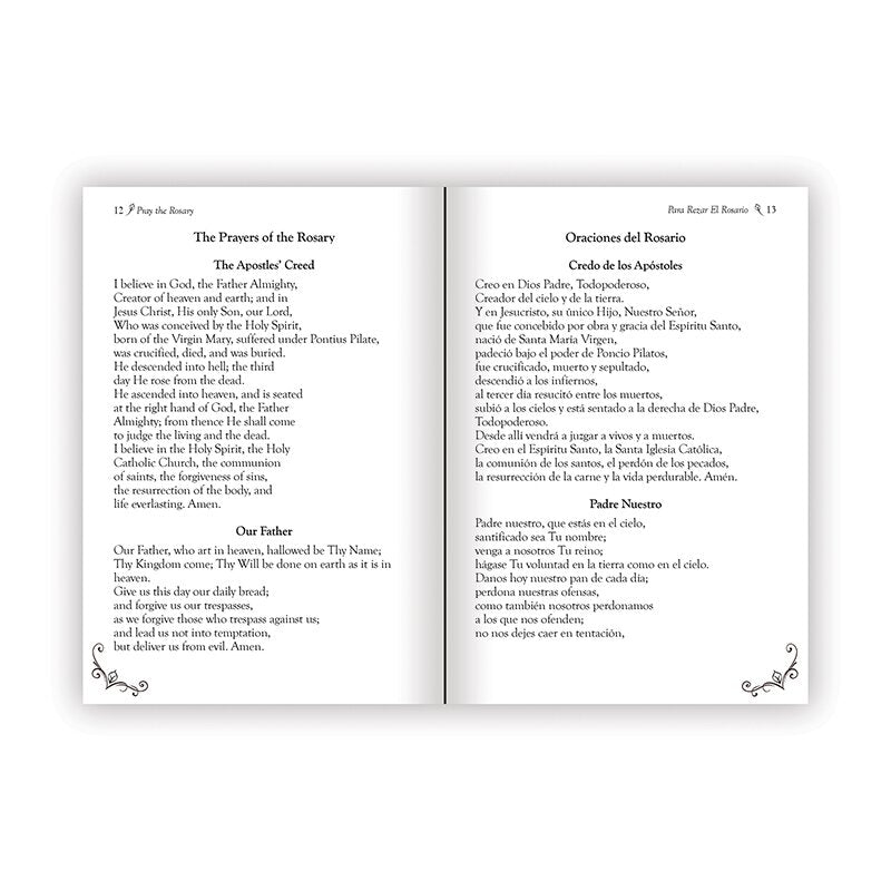 Bilingual Pray the Rosary Booklet – Catholic E-Store