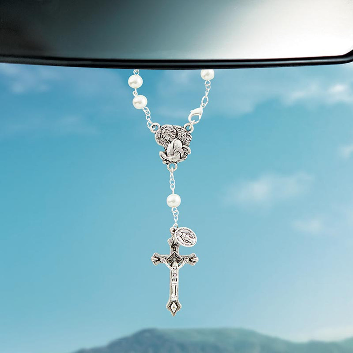 FREE Guardian Angel Auto Rosary – Catholic E-Store