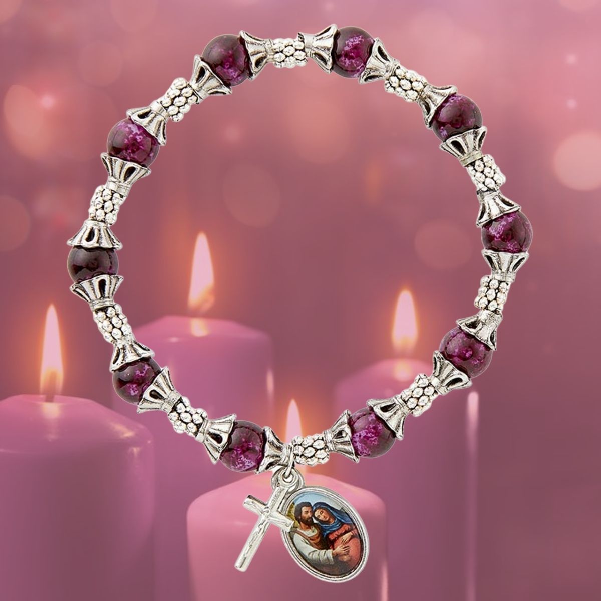 FREE Our Lady of Advent Rosary Bracelet – Catholic E-Store