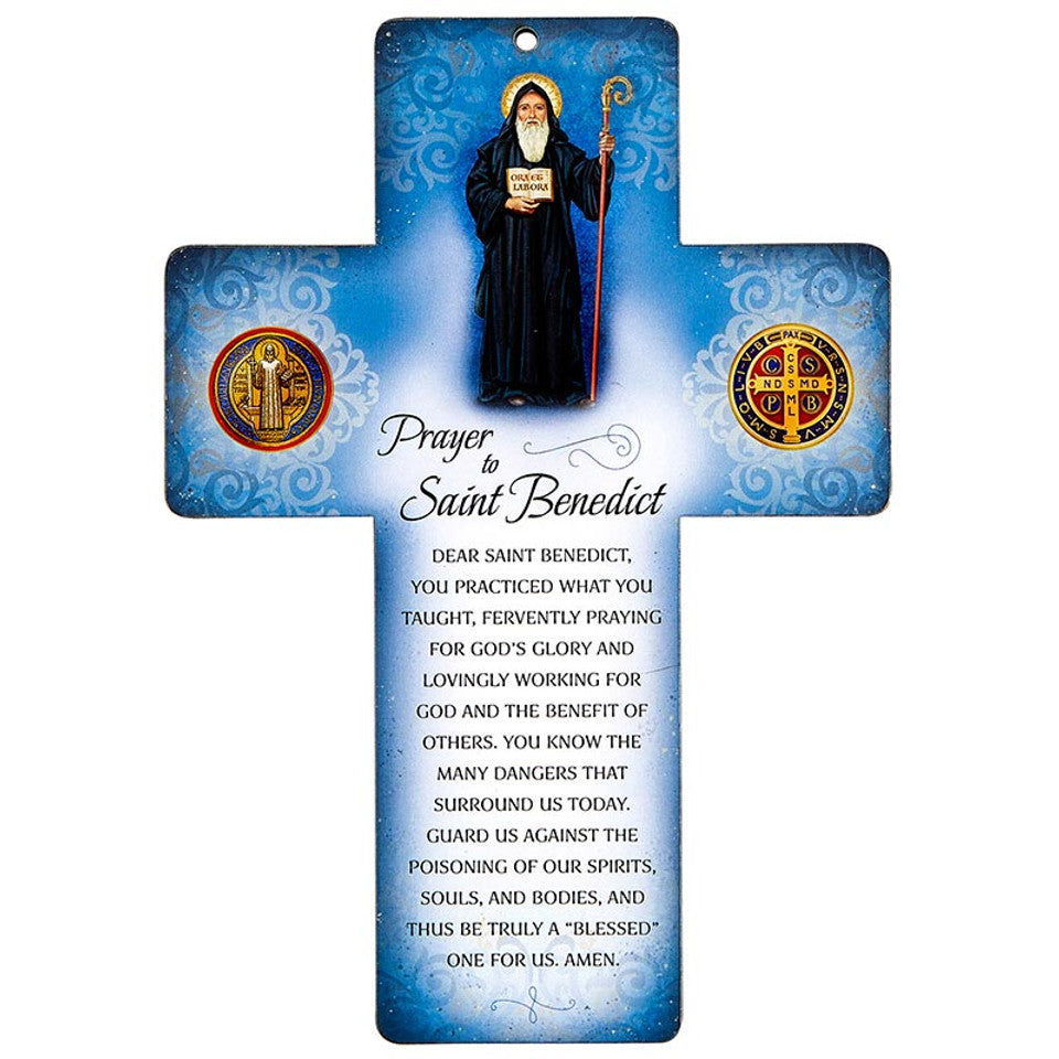 FREE Saint Benedict Prayer Cross – Catholic E-Store