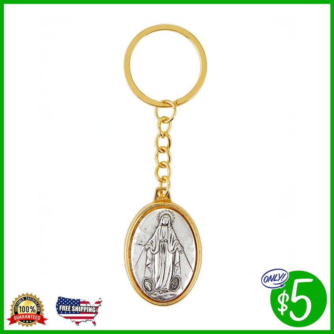 Our Lady of Grace Keychain – Catholic E-Store