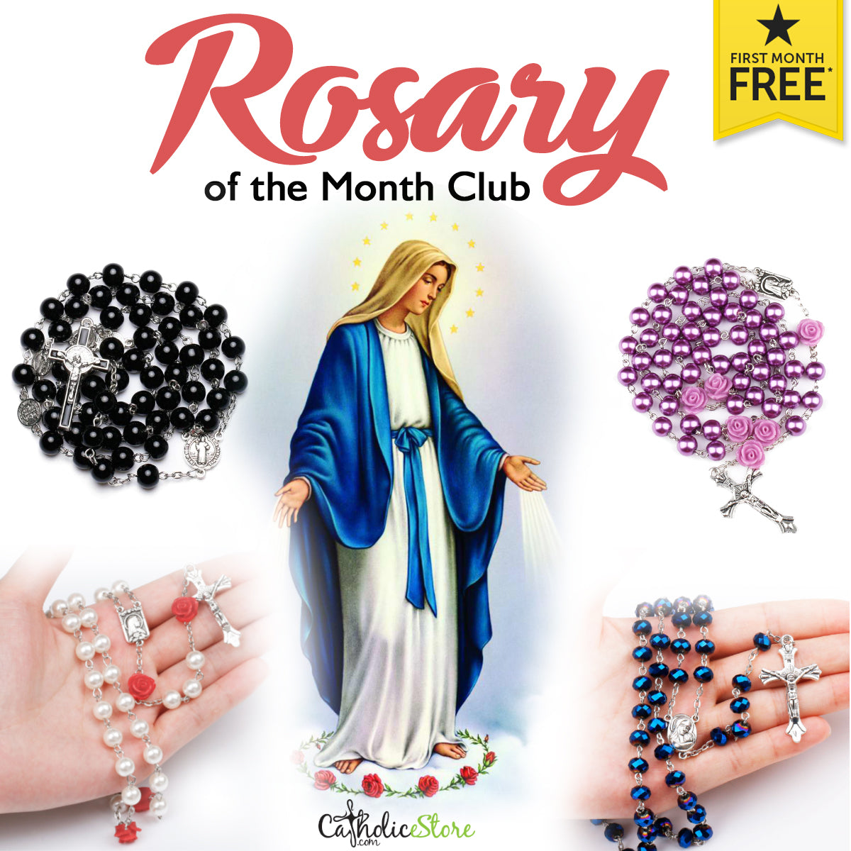 Rosary of the Month Club Classic – Catholic E-Store
