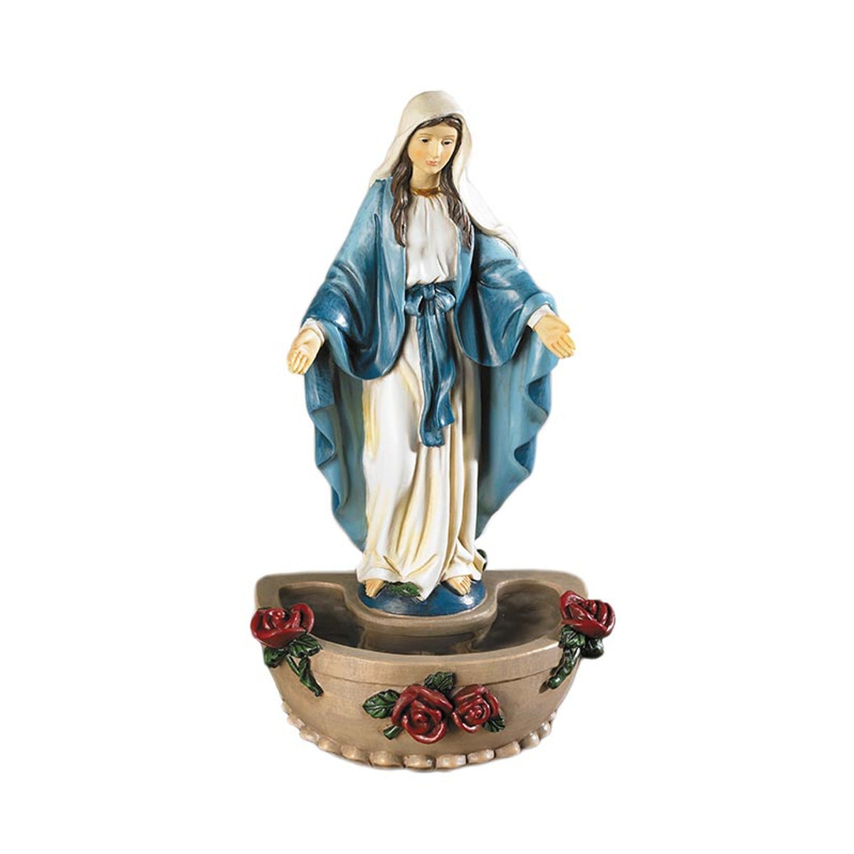 Our Lady of Grace Standing Holy Water Font – Catholic E-Store