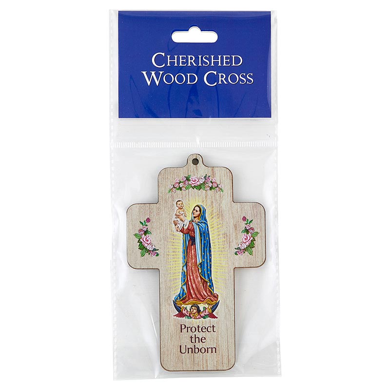 Our Lady Of Guadalupe Pro-Life Cross – Catholic E-Store